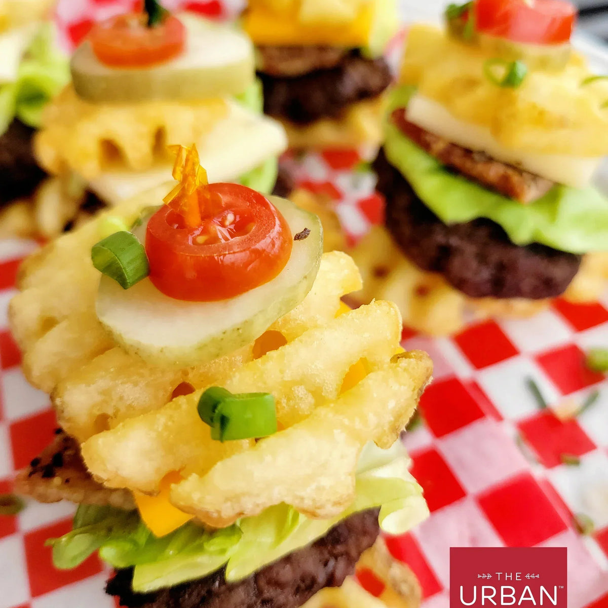 ️ Mini All-American "Fire" Waffle Fry Sliders – The Urban Farmhouse Co